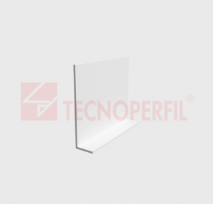 PERFIL L40X10X1 - TEC 474 - Tecnoperfil | Perfis Plásticos e de PVC