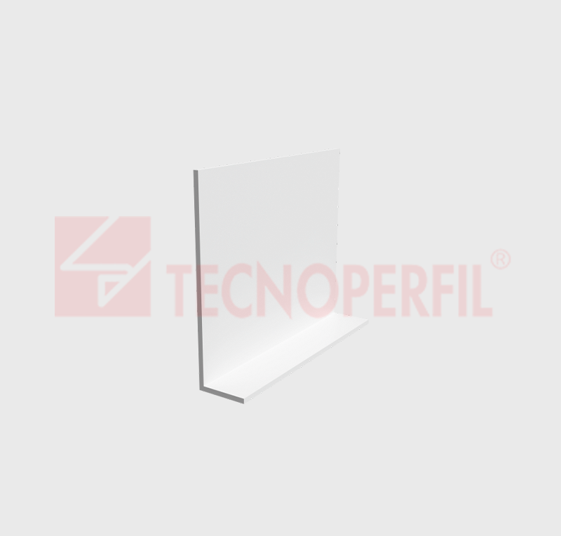 PERFIL L40X10X1 - TEC 474 - Tecnoperfil | Perfis Plásticos e de PVC